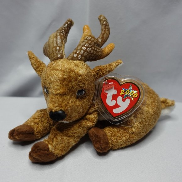 Ty | Toys | Vintage Ty Beanie Babies Roxie Reindeer Style 4334 | Poshmark